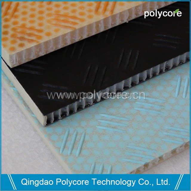 Scaffolding panel-waterproof light weight stiffness strength honeycomb ...