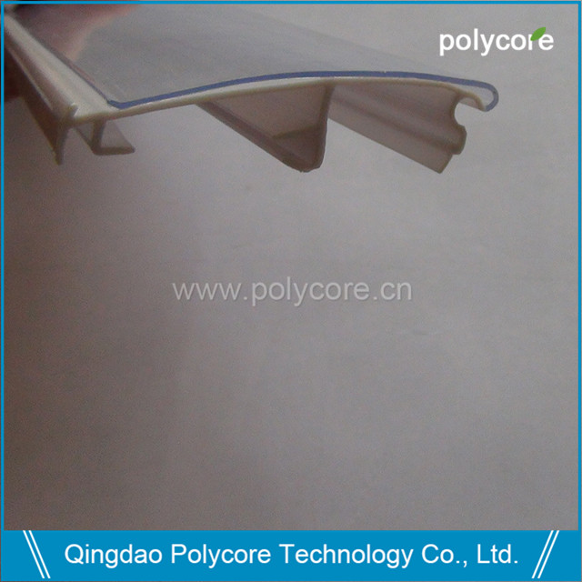 PVC price holder for commercial refrigeration display showcase with ...